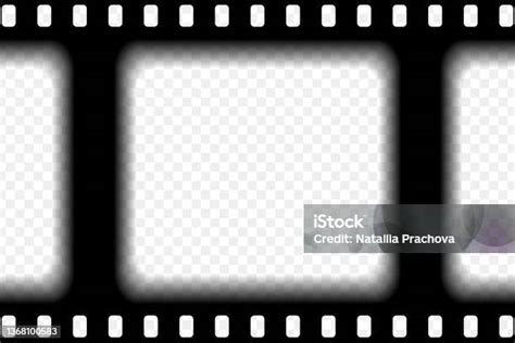 투명 한 배경과 오래 된 블랙 시네마틱 프레임 사실적인 스타일의 골동품 필름 스트립 슬라이드 템플릿 가죽에 대한 스톡 벡터 아트 및 기타 이미지 Istock