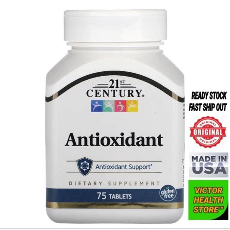 Antioxidant 75 Tablets Vitamin A C And E Selenium Zinc Copper