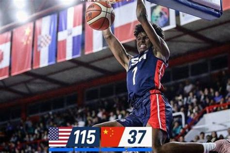 国字号球队史上最惨失利净负美国78分 网友下回打乒乓球