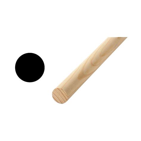 6408u 12 In X 12 In X 48 In Hardwood Round Dowel 10001804 The