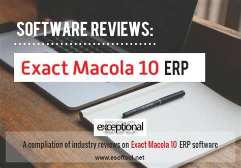 Software Reviews Exact Macola 10 Erp By Ess Llc Medium