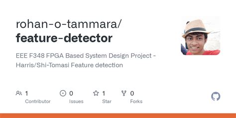 Github Rohan O Tammarafeature Detector Eee F348 Fpga Based System Design Project Harris