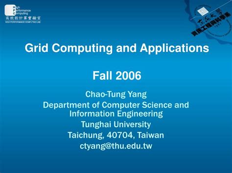 Ppt Grid Computing And Applications Fall 2006 Powerpoint Presentation