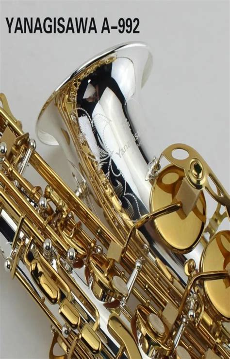 Yanagisawa A992 Eb Tune Alto Saxofone Corpo Banhado A Prata E Chave