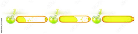 Game Ui Loading Progress Bars 3d Render Set Magic Cartoon Interface Design Elements Status And