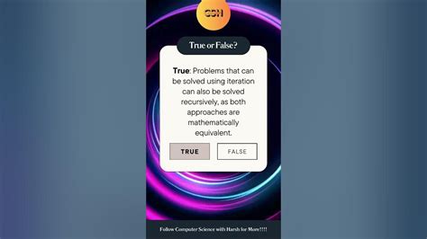 Can Every Iterative Problem Be Solved Recursively 🔄 Trendingshorts