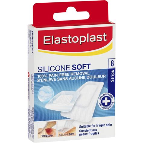 Elastoplast Silicone Soft Plasters 8 Pack Woolworths