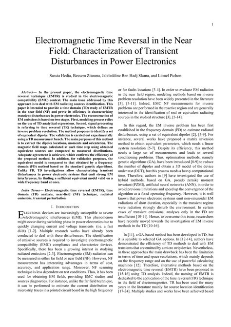 pdf electromagnetic time reversal in the near field characterization