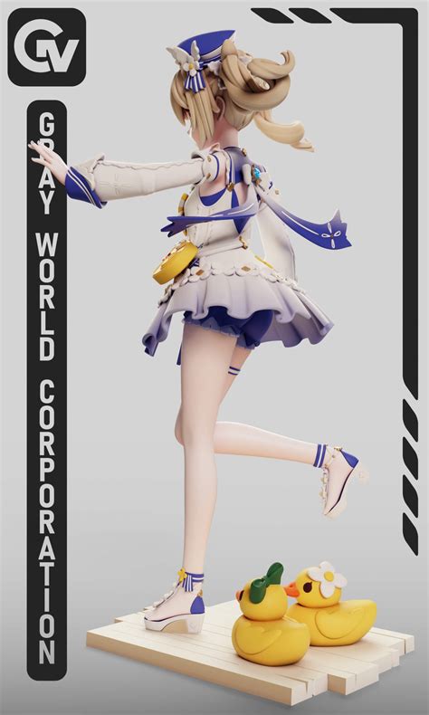Barbara Summertime Sparkle Genshin Impact 3d Model By Gray World
