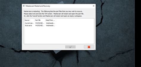 Unknown Exception Error Industrial Forum EMastercam