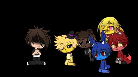 Fnaf “they Are Ferocious” Gacha Life Greybox 👻 💀 🌺 🌸 🌹 💀 👻