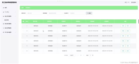 Springbootjavaphpnodepython员工培训考核管理系统【计算机毕设】javaphp企业员工培训管理系统 Csdn博客