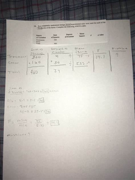 Solved Chapter 10 Comparisons Involving Means Experimental