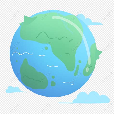 Globo Azul Bonito Dos Desenhos Animados PNG Imagens Gratuitas Para