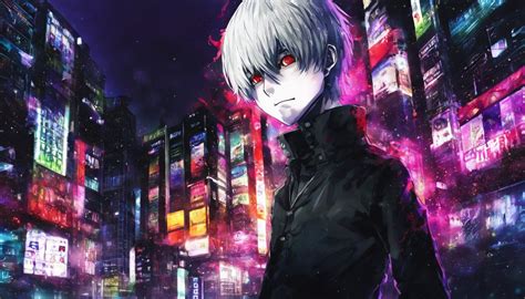 Tokyo Ghoul A Haunting Cityscape Of Shadows And Light Ai Wallpapers