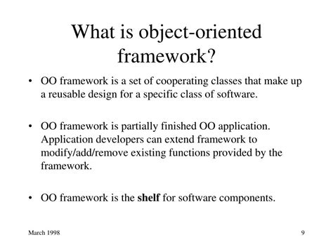 Ppt Object Oriented Frameworks Powerpoint Presentation Free Download Id4925278
