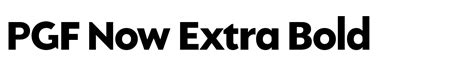 Pgf Now Extra Bold Font Webfont And Desktop Myfonts