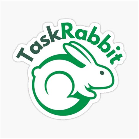 Taskrabbit Bunny Sticker For Sale By Thesidegig Redbubble