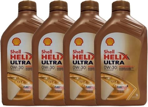 Shell Helix Ultra Professional AV-L 0W-30 4X 1Liter : Amazon.de: Auto ...