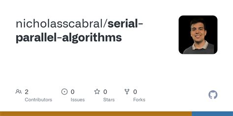 Github Nicholasscabralserial Parallel Algorithms