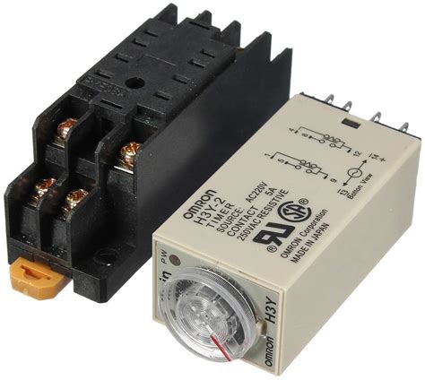 H Y V Power On Time Delay Relay Solid State Timer DPDT Socket Coast Middle East
