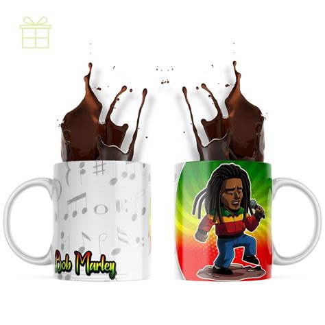 Caneca Músicos Geek Bob Marley Elo7 Produtos Especiais