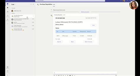 Sap System Integration Scenario With Microsoft Teams