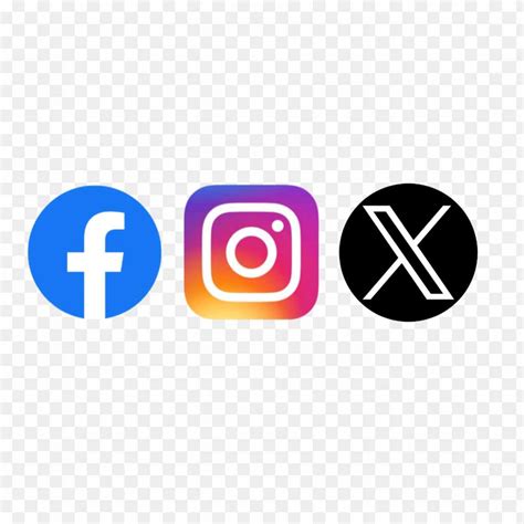 Facebook Twitter Instagram 徽标 Png Facebook Instagram Tiktok