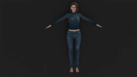 Artstation High Poly Female Character Resources