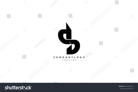 Dds Sdd Abstract Initial Monogram Letter Stock Vector Royalty Free