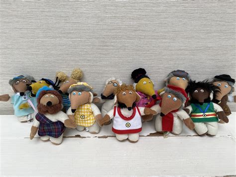 Wombles Of Wimbledon 1999 Vintage Mc Donalds Soft Toys Etsy Uk