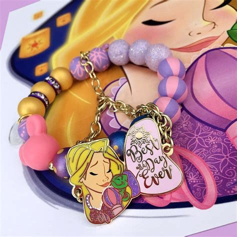Rapunzel [feat Pascal] Bracelet By Bubblechicchick Instagram Tangled Disney Pin