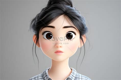 귀여운 만화 소녀 일러스트 무료 다운로드 Lovepik