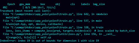 Loss Py Classification IndexError Issue Ultralytics Yolov GitHub