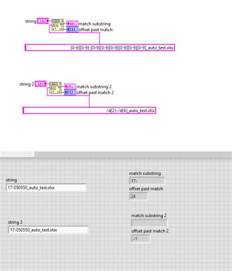 solved labview regex syntax question d{2} not equal to [0 9][0 9] ni community