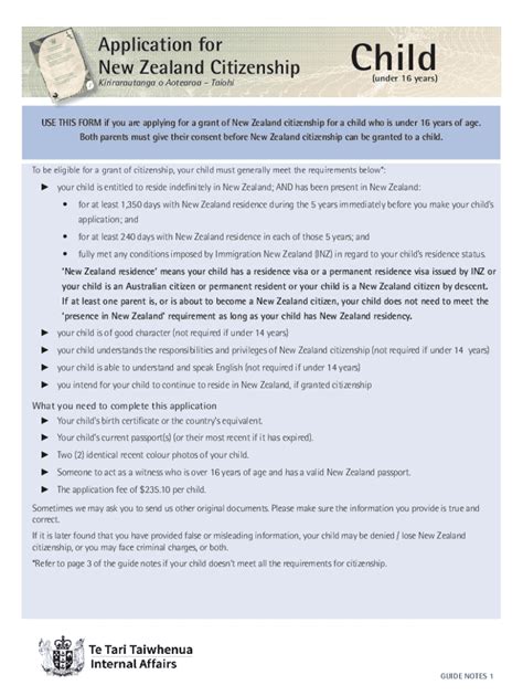 Free Printable Passport Application Nz Download Free Printable