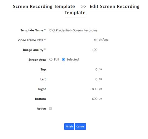 Edit Screen Recording Template Page Jodo Documentation Hub