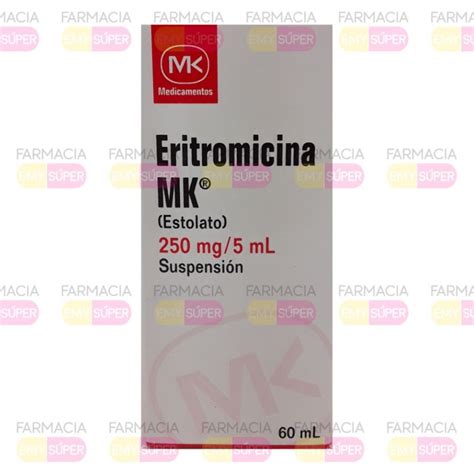 ERITROMICINA MK SUSP MG ML ML Farmacia Emy