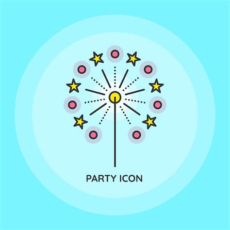 Premium Vector Party Icon