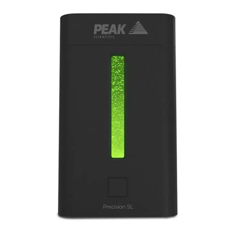 Peak Scientific Precision Hydrogen Sl User Manual Pdf Download Manualslib