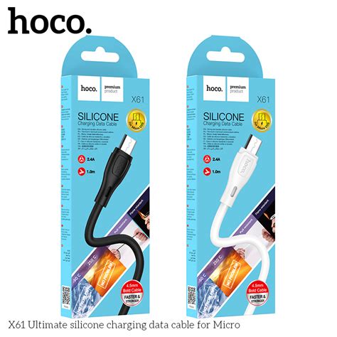 Cáp sạc nhanh Hoco X61 Micro 2 4A