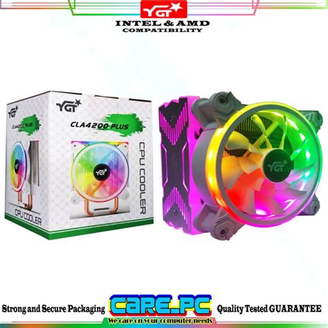 Ygt Cl4200 Plus Rgb Running Light Ygt Cpu Cooler For Intel Amd Lazada Ph