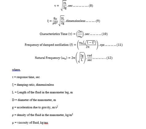 RESPONSE OF SECOND ORDER SYSTEMS Step Change
