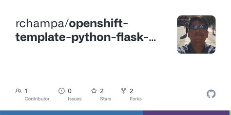 GitHub Rchampa Openshift Template Python Flask Mysql