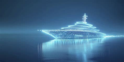 Abstract Glowing Futuristic Plexus Background With Lights And Particles 3d Rendering Abstract