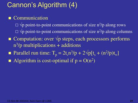 Ppt Dense Matrix Algorithms Powerpoint Presentation Free Download Id6372093