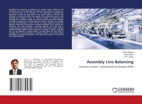 Assembly Line Balancing Heuristics Method Ranked Positional Weights Rpw Mahate Vidosh
