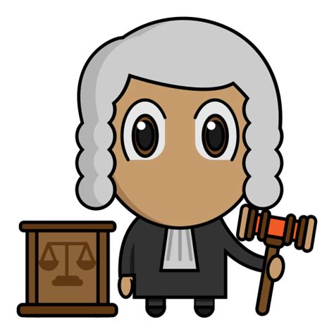 Avatar Chibi Judge Judgement Profession Icon Download On Iconfinder