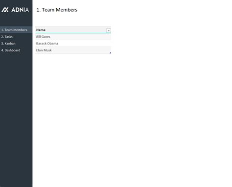 Automated Kanban Excel Template