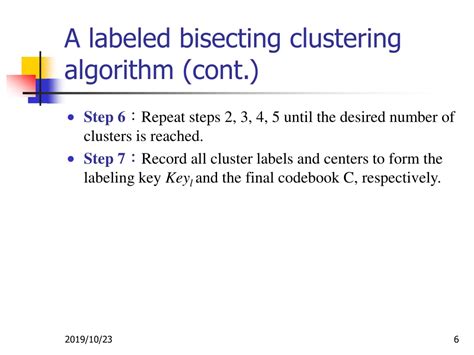 Ppt A Digital Image Watermarking Method Based On Labeled Bisecting Clustering Algorithm